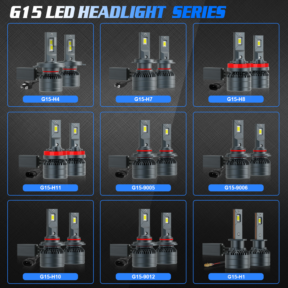 LEDBeam LED K11 80W Automotive Grade 3570 Chip 16000Lm 6000k White Car ...